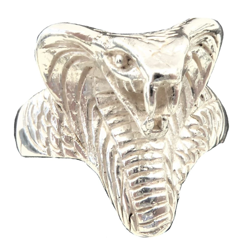 Ring men Cobra head Ma23 sterling silver 925 - Atlantis Gold